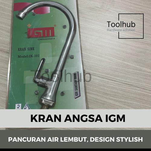 Jual KRAN ANGSA IGM | KRAN ANGSA STAINLES WASTAFEL CUCI PIRING - Kota ...