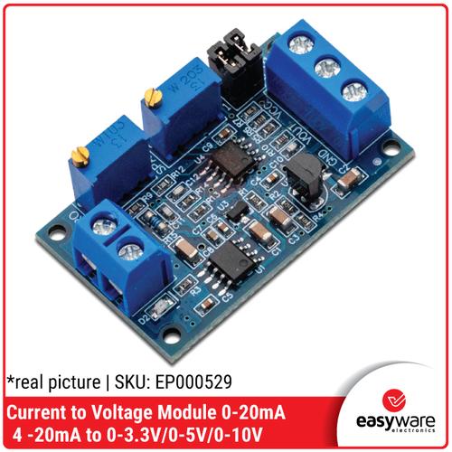 Jual Current to Voltage module 0-20mA 4 -20mA to 0-3.3V0-5V0-10V - Kota ...