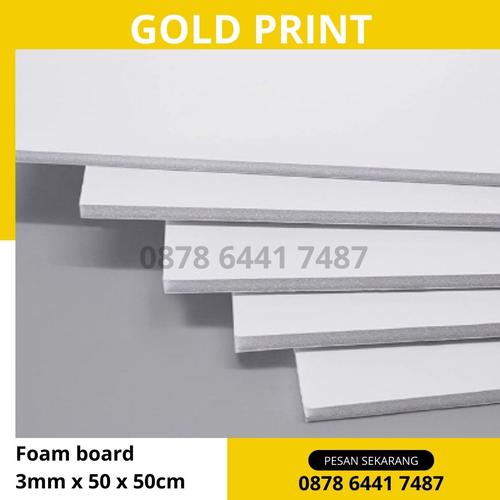 Jual Foamboard ukuran 3mm x 50 x 50cm - Jakarta Barat - GOLD PRINTING | Tokopedia