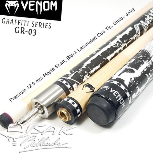 Jual Venom Pool Cue Gr-03 - Graffiti Uniloc Series Billiard Stick ...