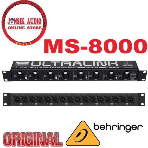 Jual Behringer MS8000 8-Channel Microphone Splitter Behringer MS-8000 ...