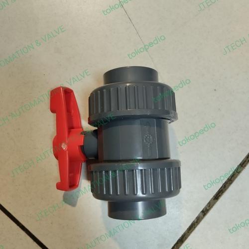 Jual ball valve true union PVC 1/2 inch - ball valve watermur PVC ...