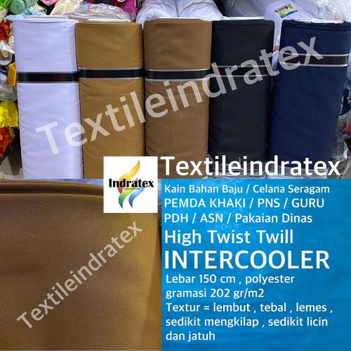 Jual kain pemda khaki tua muda keki baju celana seragam dinas PNS PDH ...