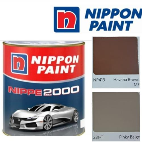 Jual Nippe 2000 Havana Brown NP413 Nippe 2000 Pinky Beige 331T Nippe 1LTR - Kartu Warna 2 ...
