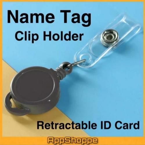 Jual Name Tag Clip Retractable ID Card Holder Fashion Lanyards ALL ...