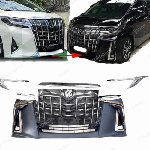 Jual upgrade bumper depan alphard 2019-2022 atpm ke alphard 2022 cbu ...