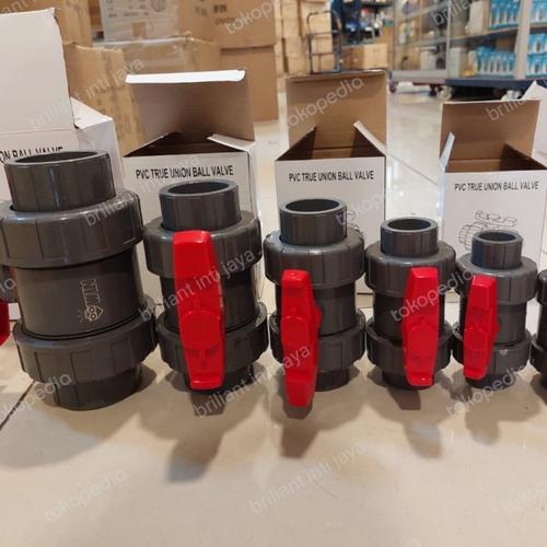 Jual BALL VALVE PVC TRUE UNION 3/4" INCH DOUBLE WATER MUR - Jakarta ...