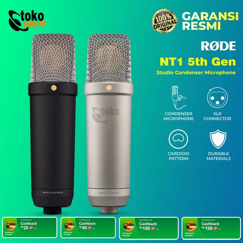 Jual Rode NT1 5th Generation - Studio Condenser Microphone - Silver - Jakarta Barat - tokosound ...