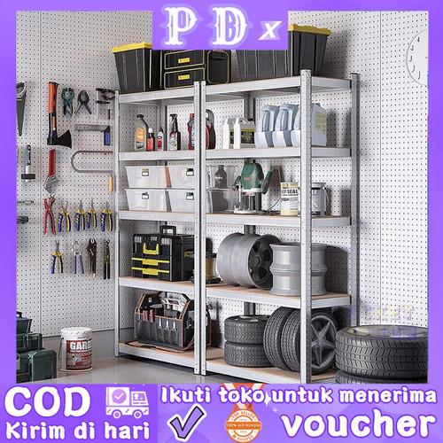Jual Pocket Dragon Rak Besi Siku Rak Gudang Rak serbaguna 5 susun - 5L ...