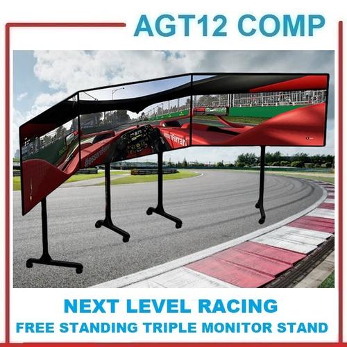 Jual NLR Free Standing Triple Monitor TV Stand Up to 65 Inch - Kota ...