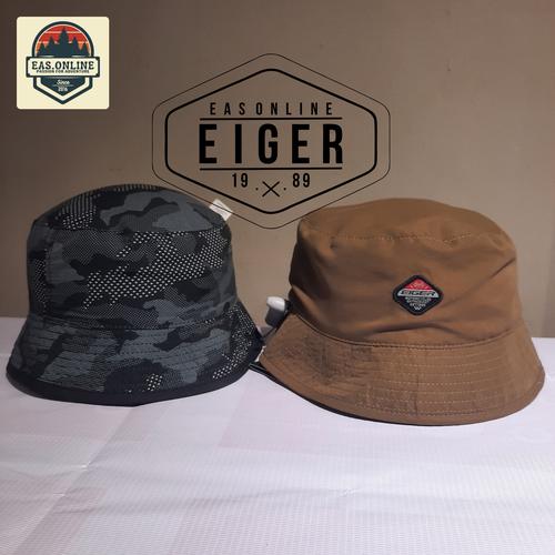 Jual Topi Rimba 2in1 Eiger Reversible Route Hat Art.6868 - Black, M ...