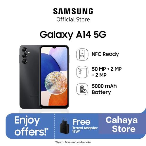 Jual HP SAMSUNG GALAXY A14 5G 6/128GB - A14 RAM 6GB ROM 128GB GARANSI ...