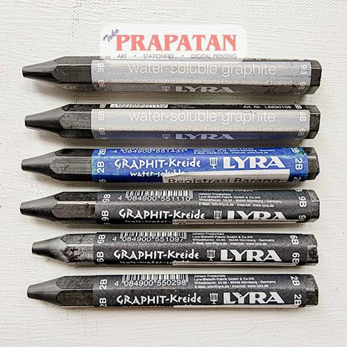 Jual Lyra Graphit Kreide Crayon | Graphite Crayon - NON WTR SOLUBLE, 9B ...