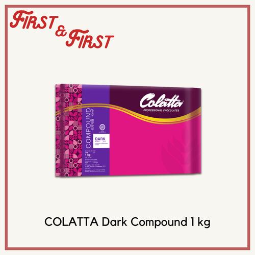 Jual Colatta Dark Compound 1 KG / coklat blok colata hitam 1kg - Kota ...