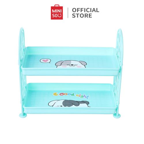 Promo Miniso Rak Serbaguna Plastik Kitten & Puppy Rak Toilet Rak Bumbu ...