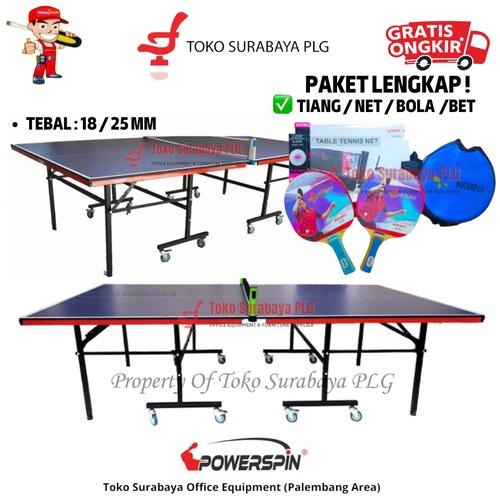 Jual Meja Pingpong Tenis Meja PowerSpin Meja Pimpong Meja Tennis Table - MEJA SAJA, LOCAL 18mm ...