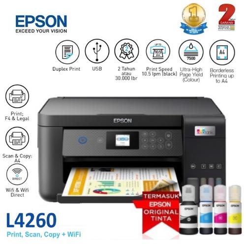 Jual Printer EPSON L4260 EcoTank WiFi Duplex AIO Scan Copy L 4260 Not ...