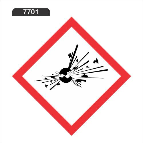 Jual Stiker Simbol B3 ukuran 30x30 cm plat alumunium - 7701, 30x30cm ...