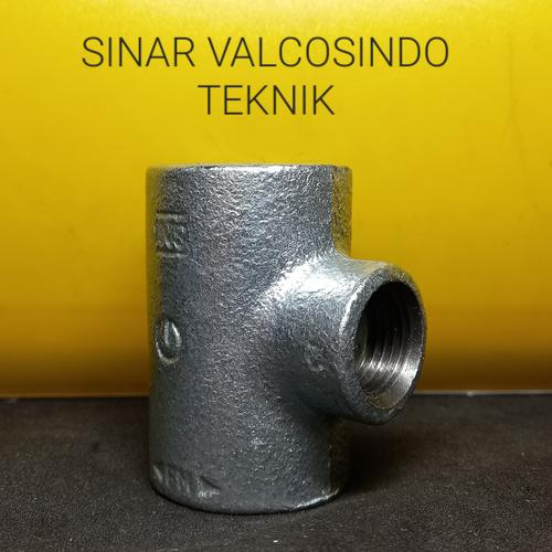 Jual VLOCK TEE DRAT BESI GALVANIS " 1 X 1/2 INCH " - Jakarta Barat ...