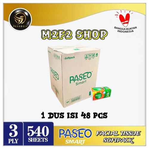 Jual Tisu Paseo Smart Facial Tissue Softpack - 540 sheets (Harga Karton ...