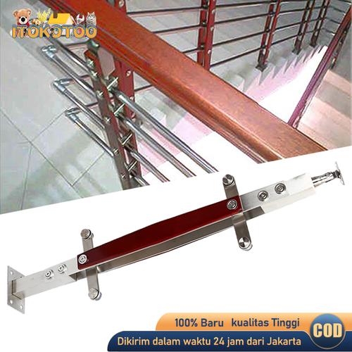 Jual 85cm Tiang Railling Tangga Kayu kaca / Ralling tangga Stainless ...