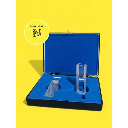 Jual Kuvet Kuarsa / Cuvete Quartz Spectrophotometer Lid 5 mm 1 Box isi ...