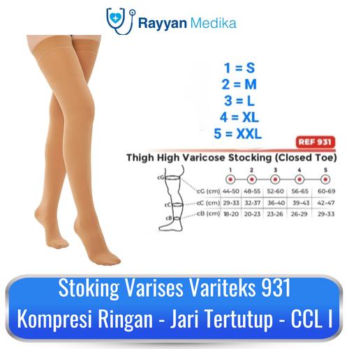 Jual Stoking Varises Kompresi Ringan - Variteks 931 (CCL1) - L - Kab ...