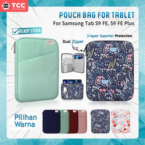 Jual Samsung Galaxy Tab S9 FE FE+ Plus Tas Polos Motif Sleeve Sarung ...