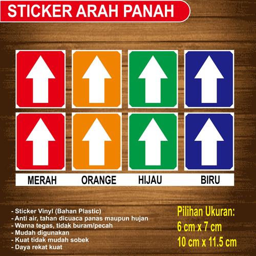 Jual Sticker Sign / Stiker Rambu / Safety Sign / Tanda Panah K3 /Arah ...