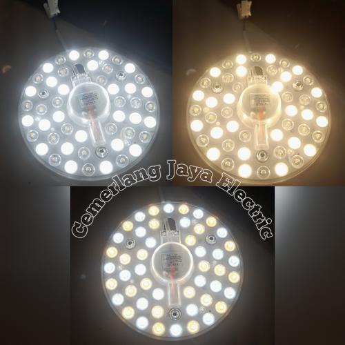 Jual Modul LED Baret/ Reffil lampu Baret 24W 3Warna(3 in 1) - Jakarta ...