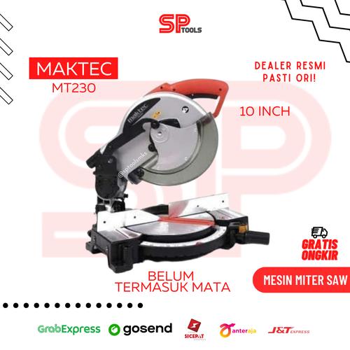 Jual MESIN ALAT POTONG ALUMINIUM 10" 10INCH MITER SAW MAKTEC MT230 / MT 230 - Kota Makassar ...