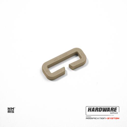 Jual Numerus Loop webbing clip slotted 2.5 / EDC gear / Tactical / Tan ...