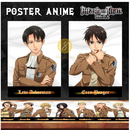 Jual Poster Anime Attack on Titan Shingeki No Kyojin Hiasan Dinding Aot ...