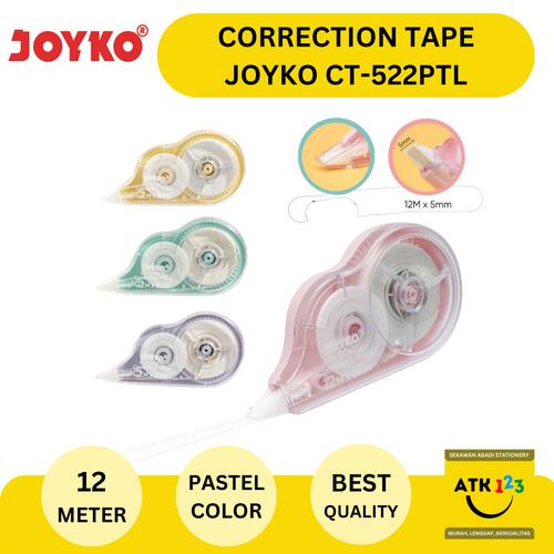 Jual Correction Tape Stipo Kertas Joyko CT-522 / CT-522PTL Pastel ...