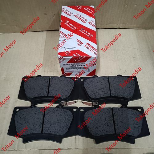 Jual Brake Pad Kampas Rem Depan Fortuner Vrz 04465-0K370 Asli Genuine ...