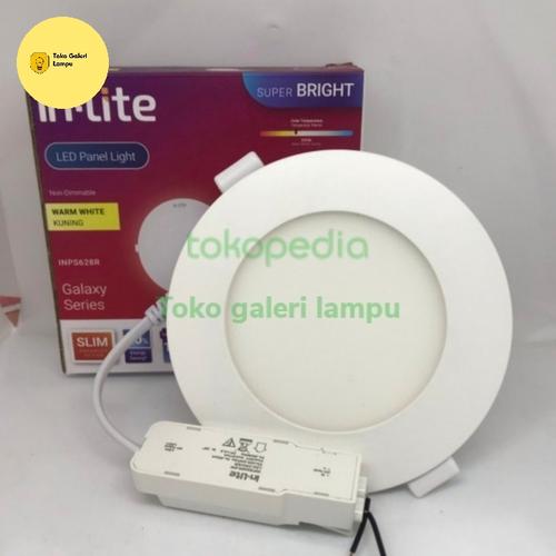 Jual LAMPU DOWNLIGHT LED PANEL 6watt /6W BULAT INLITE /in-lite putih ...