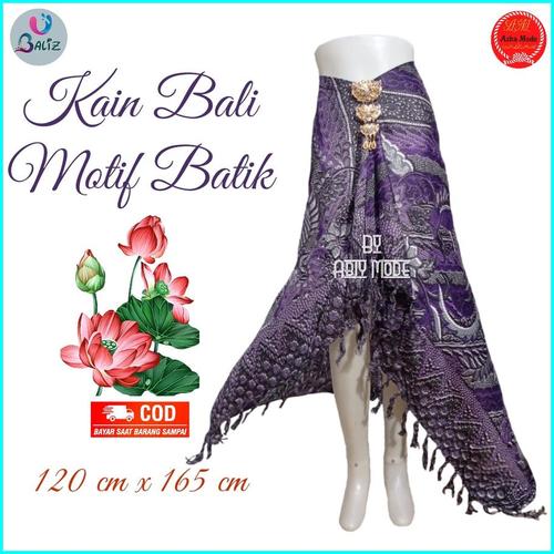 Jual Kain Pantai Kain Bali Pantai - Kain Bali Motif Batik Rumbai ...