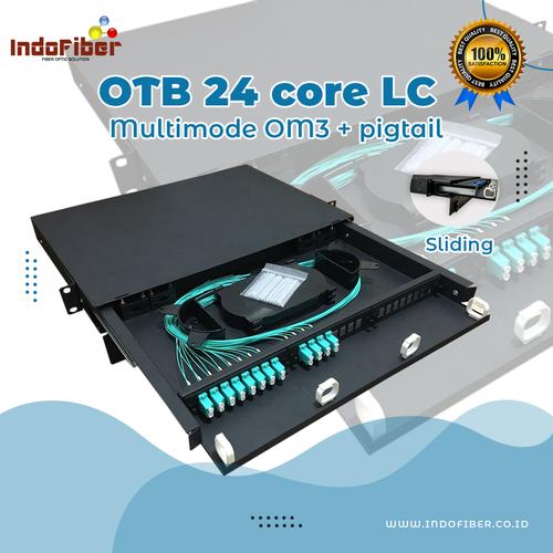 Jual INDOFIBER OTB 24 core LC multimode OM3 sliding + Pigtail - Jakarta ...