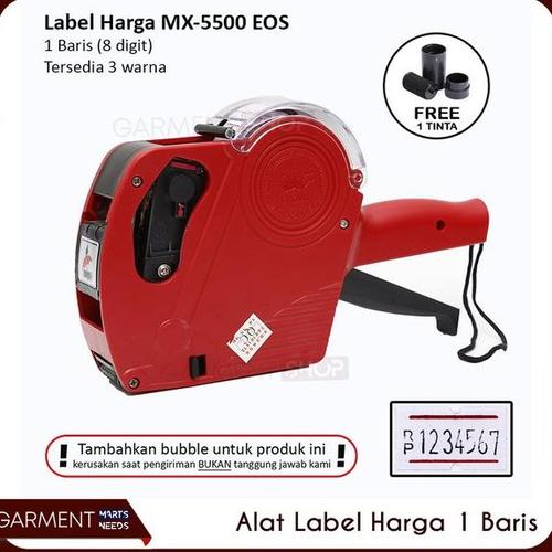 Jual Alat Label Harga Price Labeller Mx 5500 - NO REFILL, NO BUBBLEWRAP ...