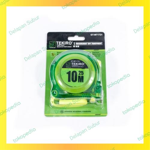 Jual Meteran Tekiro 10 Meter / Meteran Transparan / Meteran - Jakarta ...