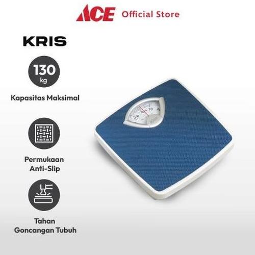 Jual READY, ACE - KRIS TIMBANGAN BADAN MEKANIK - BIRU BODY WEIGHT SCALE ...