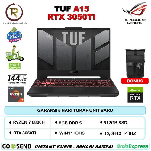 Jual ASUS TUF A15 FA507RE Ryzen 7 6800H RTX3050TI 8GB 512GB 15,6FHD ...