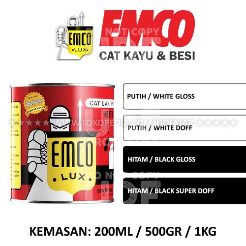 Jual Emco Lux - Cat Minyak untuk Kayu dan Besi - Putih Doff, 500 gr ...