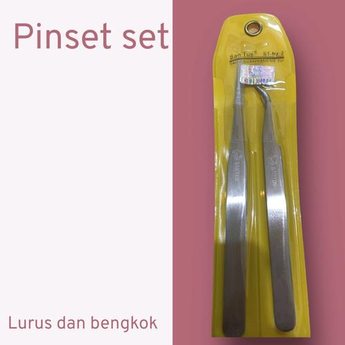 Jual Pinset bentuk lurus dan bengkok Merek Santus - lurus - Kota ...