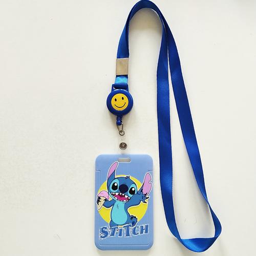 Jual Lilo and Stitch ID Card Holder Lanyard Name Tag Gantungan Kalung ...
