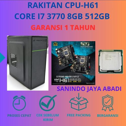 Jual PC RAKITAN CPU RAKITAN INTEL CORE i7 3770 8GB HDD 500GB - 4GB, HDD 500GB - Jakarta Pusat ...