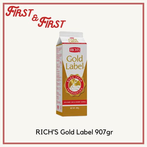 Jual Rich Gold Label Whipping Cream 907 gram - Kota Tangerang - First ...