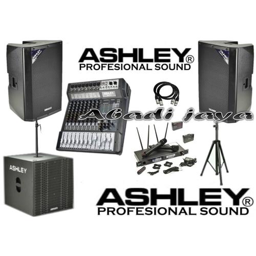 Jual paket sound system ashley act600pro subwoofer ashley zoom 115 act ...