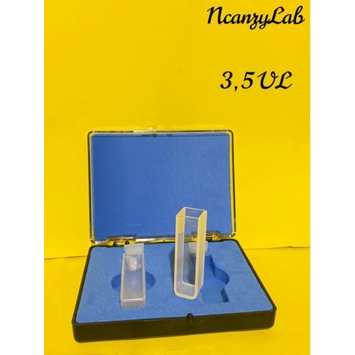 Jual Kuvet Quartz Micro Cekung/Tumpul UV Vis 10mm 1 box isi 2pcs - Kab ...