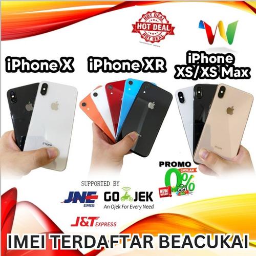 Jual iPhone X | XR | XS | MAX 512gb 256gb 128gb 64gb bekas mulus second - XS TdkTerdaftar, 64GB ...